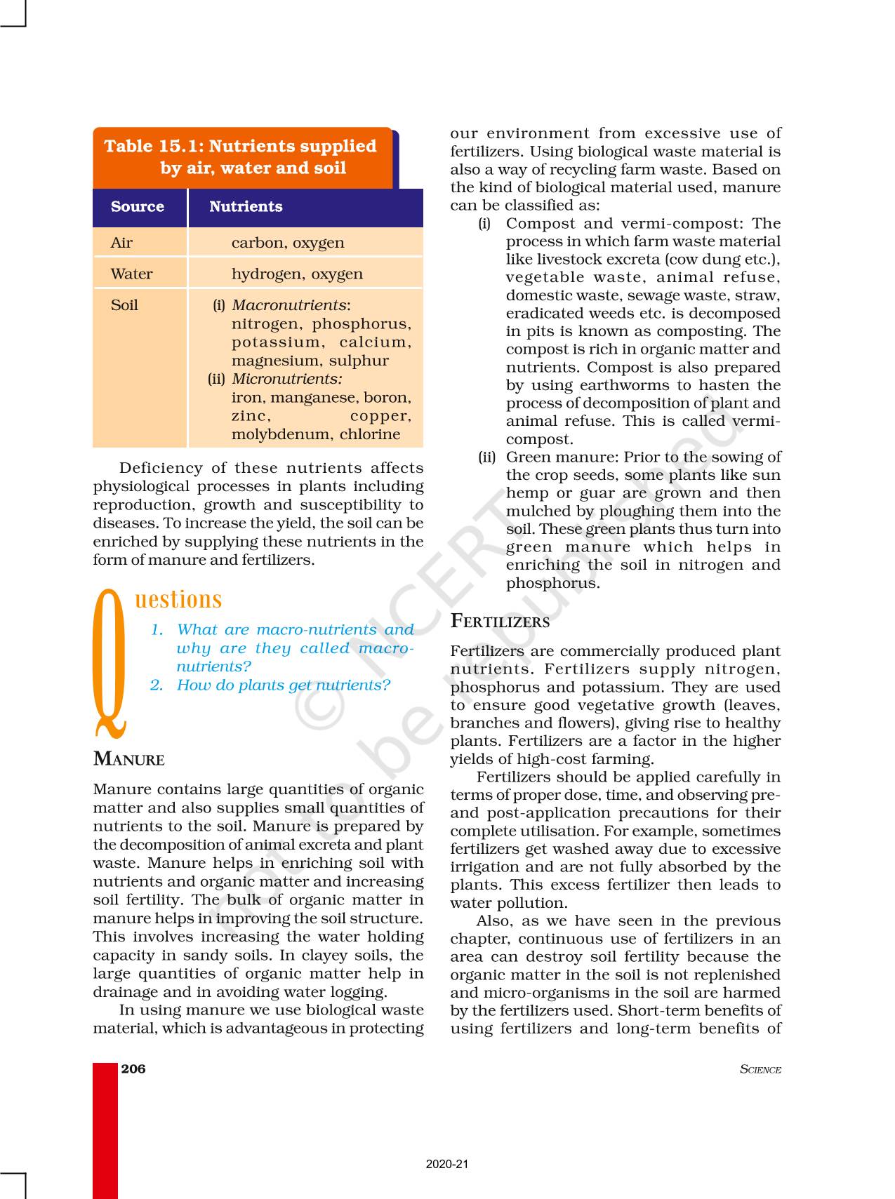 Improvement In Food Resources Ncert Book Of Class 9 Science 8132